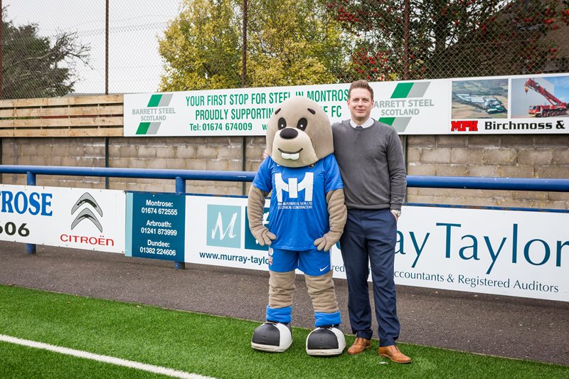 Barrett Steel Scotland Sponsor Montrose - Barrett Steel